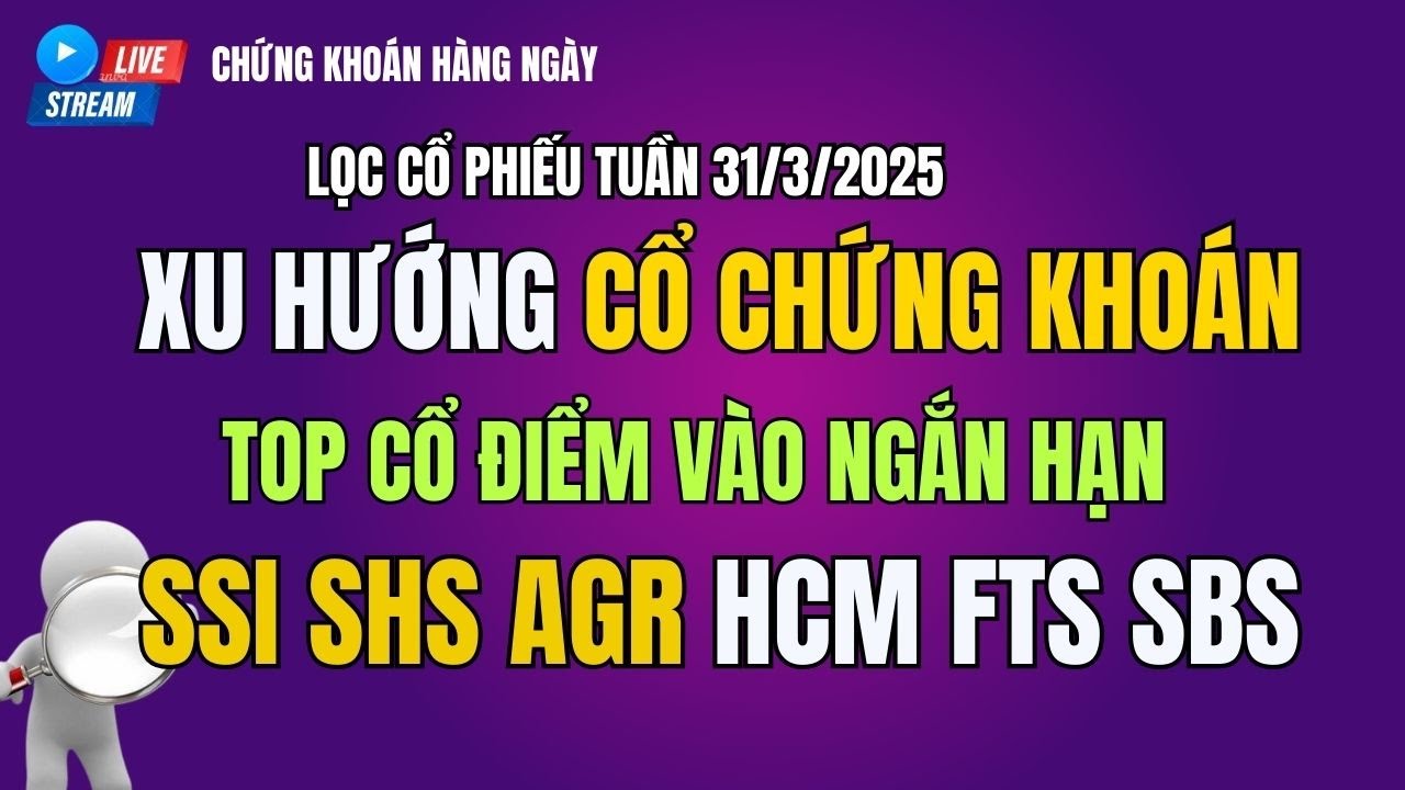 Xu hương cổ phiếu chứng khoán, điểm mua SSI SHS HCM FTS MBS AGR SBS, nhận định chứng khoán tiềm ...