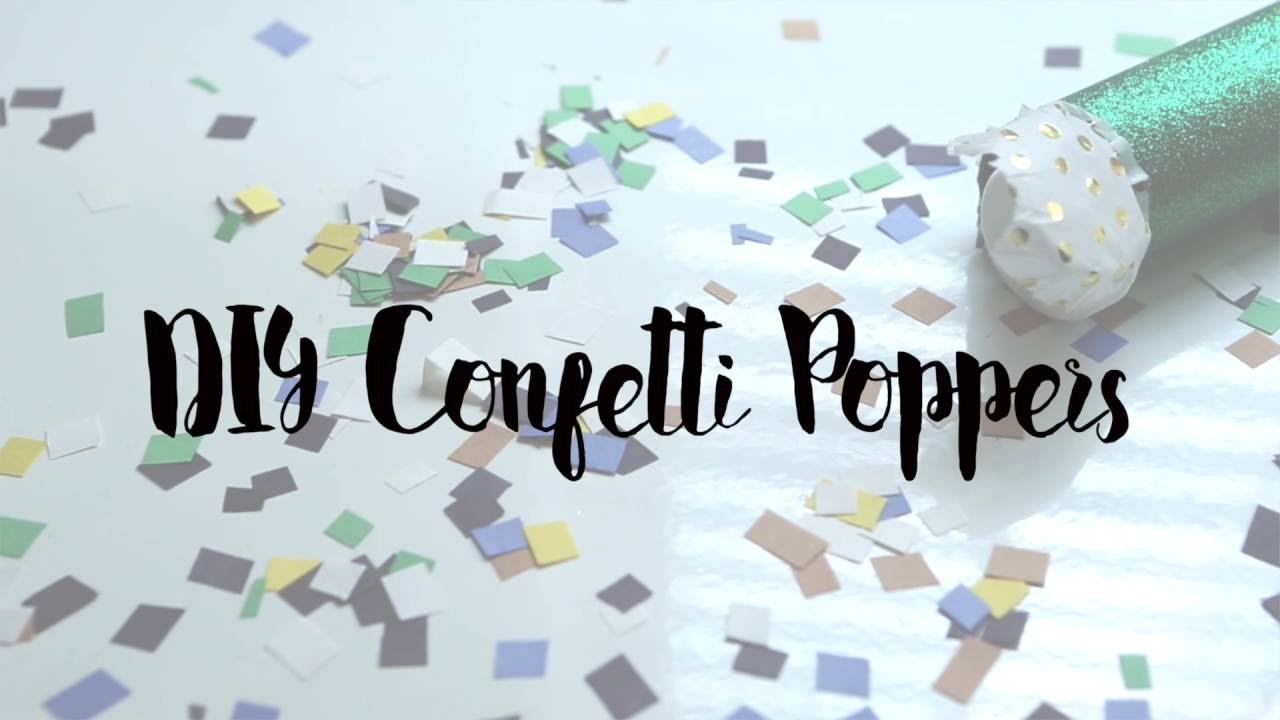Confetti Popper DIY - YouTube