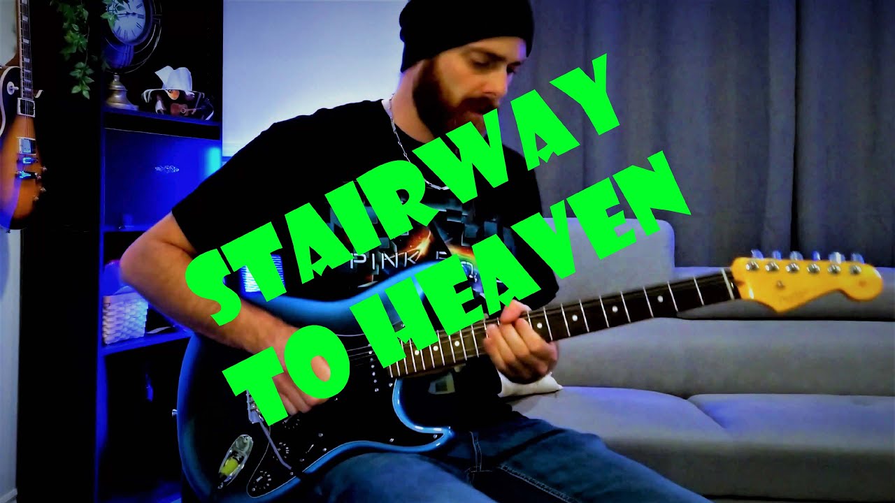 Stairway to heaven solo (Extended) fender stratocaster Dark night - YouTube