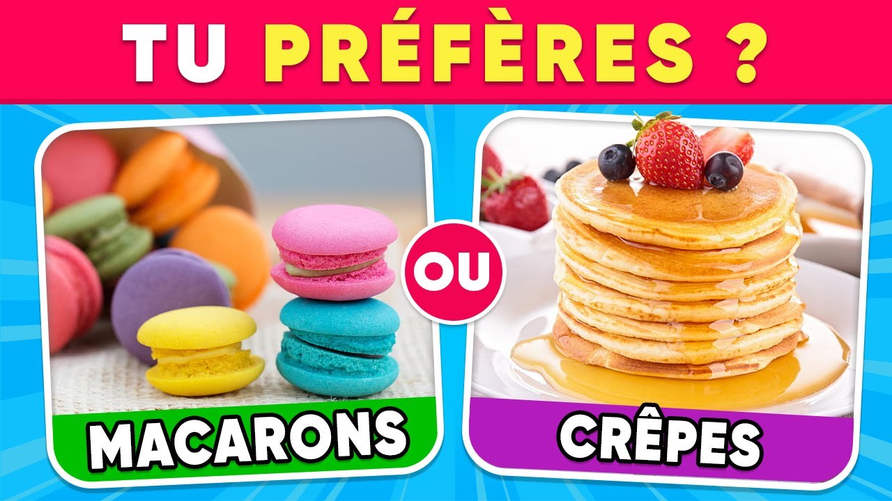 Tu préfères...? Édition Spécial Nourriture 🍦😋 - YouTube