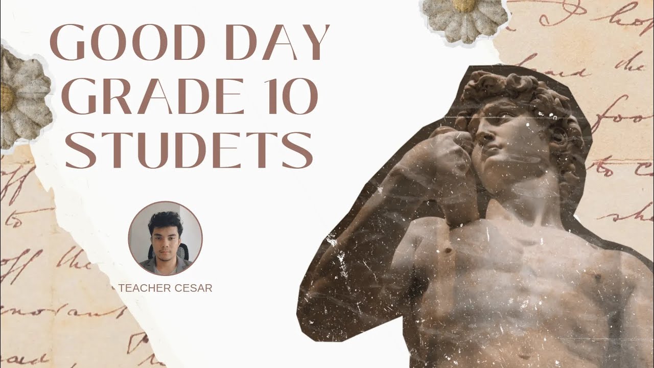 Lesson plan in Grade 10 Arts Quarter 1 Topic 2 - YouTube