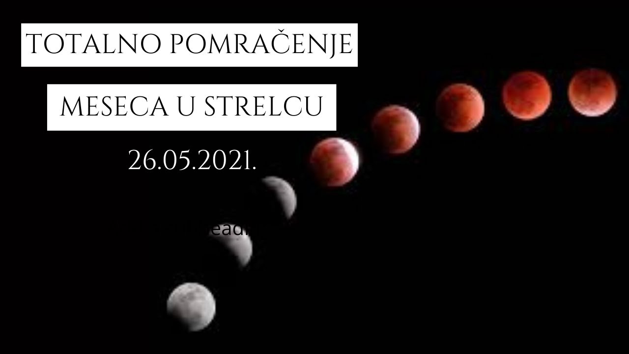 Pun Mesec Sa Pomračenjem U Strelcu 26.05.2021. - YouTube
