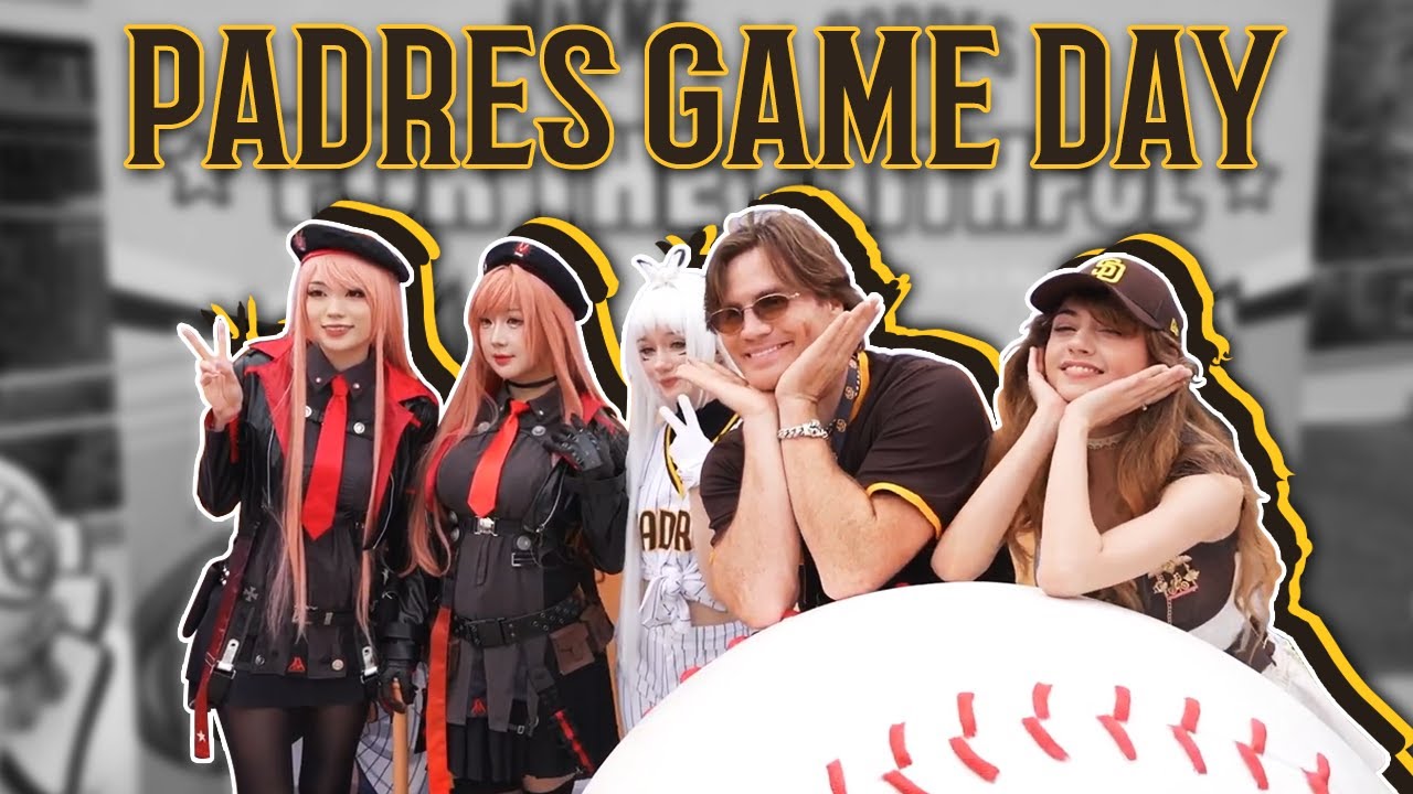 Emiru Took Us To A Baseball Game | Padres vs. Dodgers - YouTube