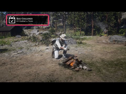RDR2 Online - How to craft a tonic - YouTube