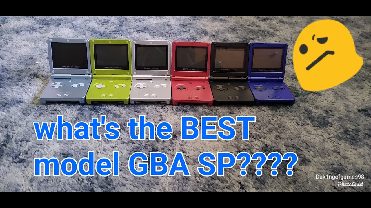 WHAT'S THE BEST MODEL GAME BOY ADVANCE SP??? Comparing models AGS-101 ...