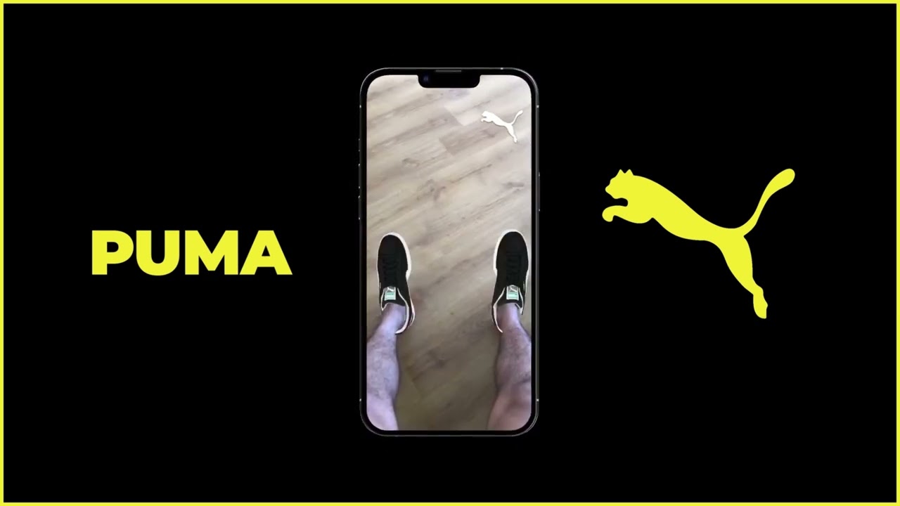Puma AR Virtual Shoe Try On Experience - YouTube
