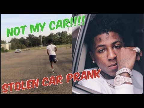 STOLEN CAR🚙  PRANK IN NBA YOUNGBOY HOOD ON HOTBOYMALIC 🤣 | HE CALLED THE POLICE👮🏾‍♂️