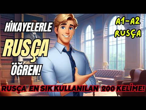 Rusça Kendini Tanıt | A1-A2 Level Rusça Hikaye | Rusça Okuma | Yeni Başlayanlar için Günlük Rusça