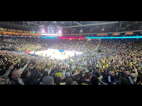 Alba Berlin - Fenerbahçe Beko | Mercedes-Benz Arena'dan Fenerbahçe Tribünü geçti! SARI - LACİVERT!