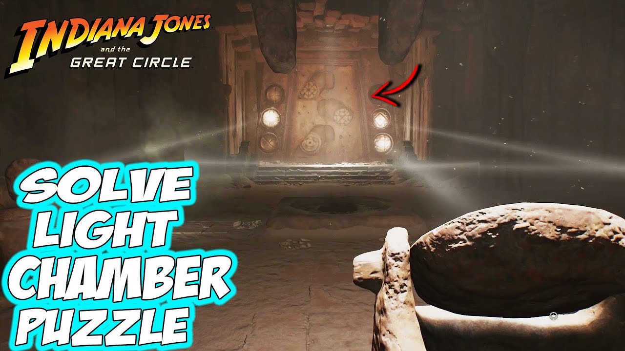 Indiana Jones and the Great Circle - How to Solve LIGHT CHAMBER PUZZLE ...