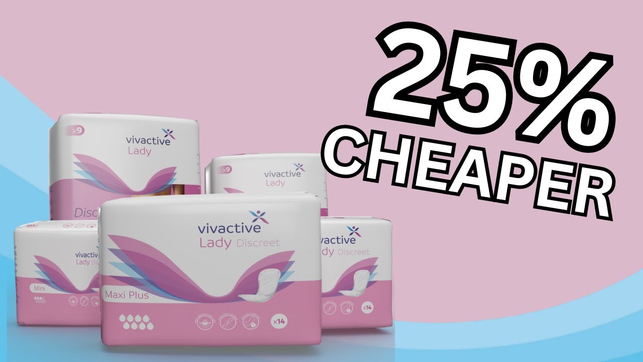 Adult incontinence pads for urinary incontinence in women. Great for ...