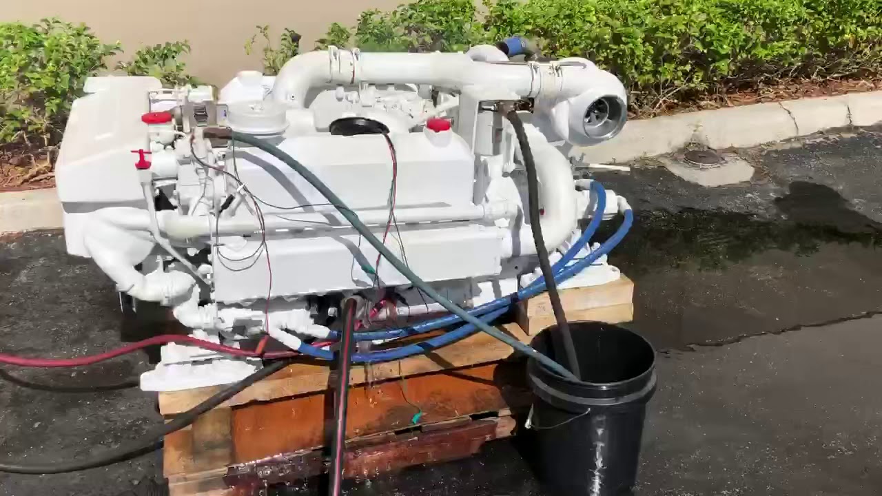 Cummins VT 555 M, Marine Diesel Engine - YouTube