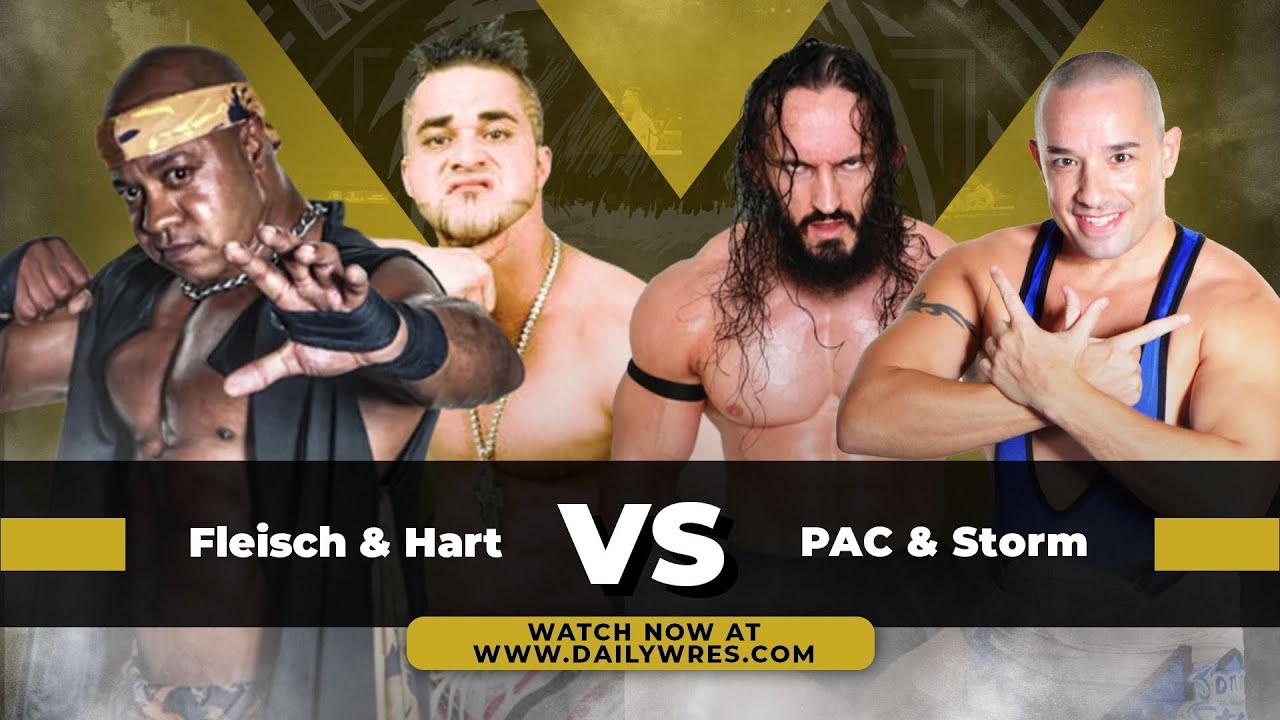 Jody Fleisch & Teddy Hart vs. PAC & Jonny Storm - Tag Team Week - YouTube