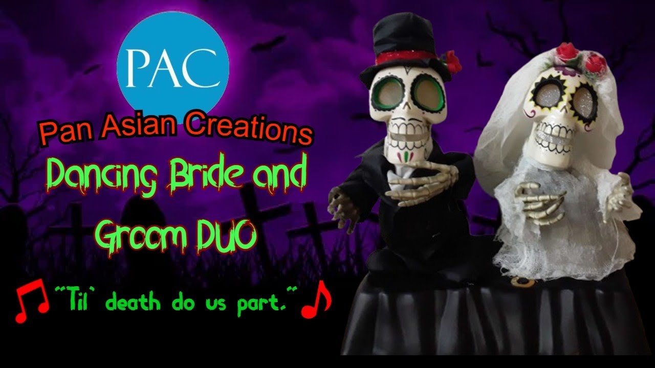 Pan Asian Creations Dancing Bride and Groom Duo "Til' Death Do Us Part ...
