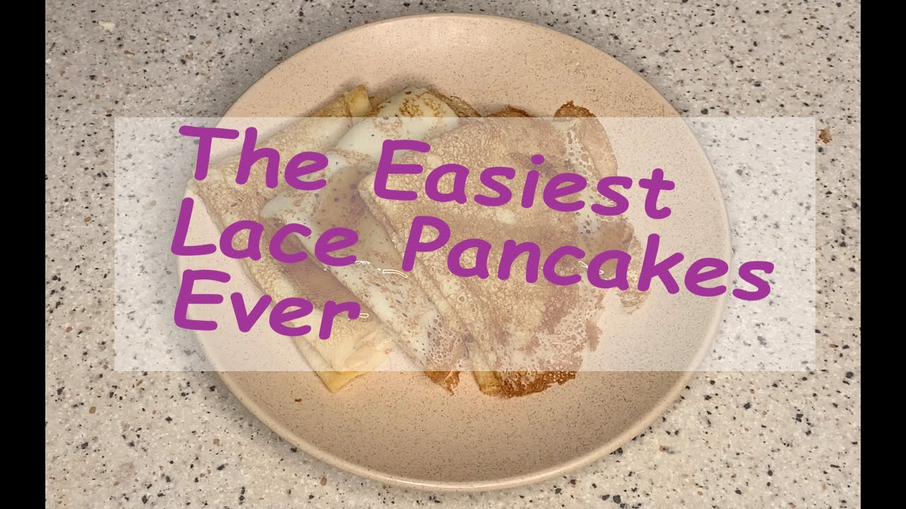 The easiest way to cook lace pancakes - YouTube