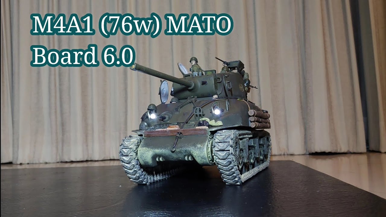 M4a1 76w Mato Board 6.0 scale 1/16 - YouTube