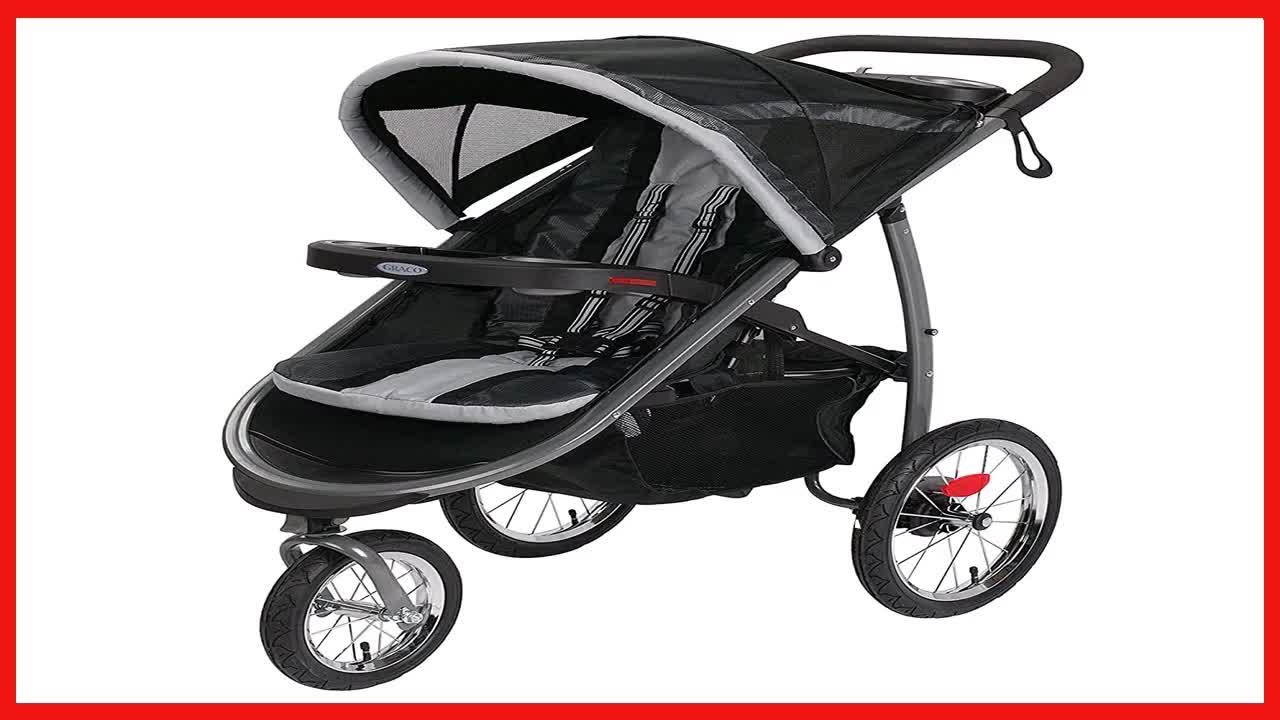 Graco FastAction Fold Jogging Stroller, Gotham, 40x24x42 Inch (Pack of ...