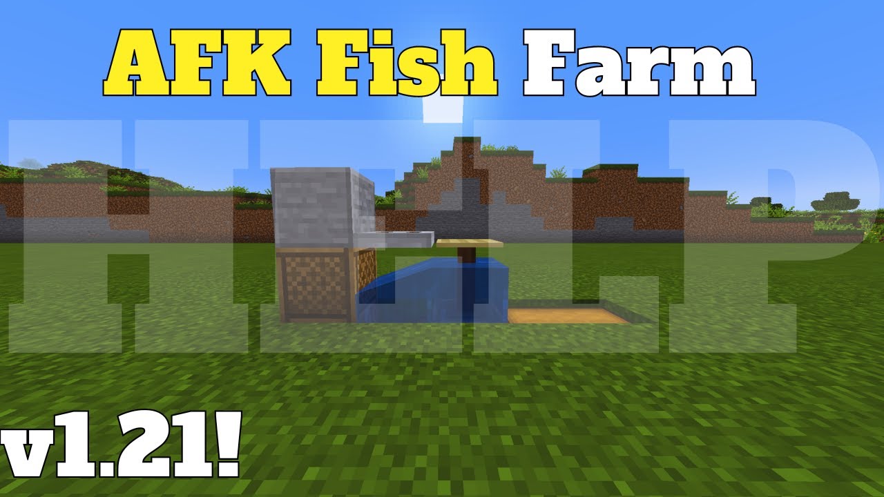AFK Fish Farm - MINECRAFT 1.21 - YouTube