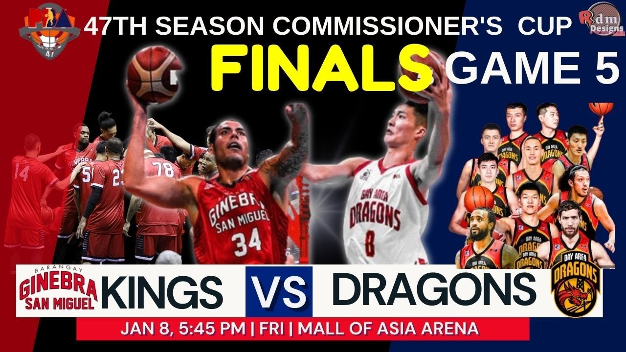 Pba Finals Game 5, Jan 8, 2023 | Brgy Ginebra Kings vs Bay Area Dragons ...
