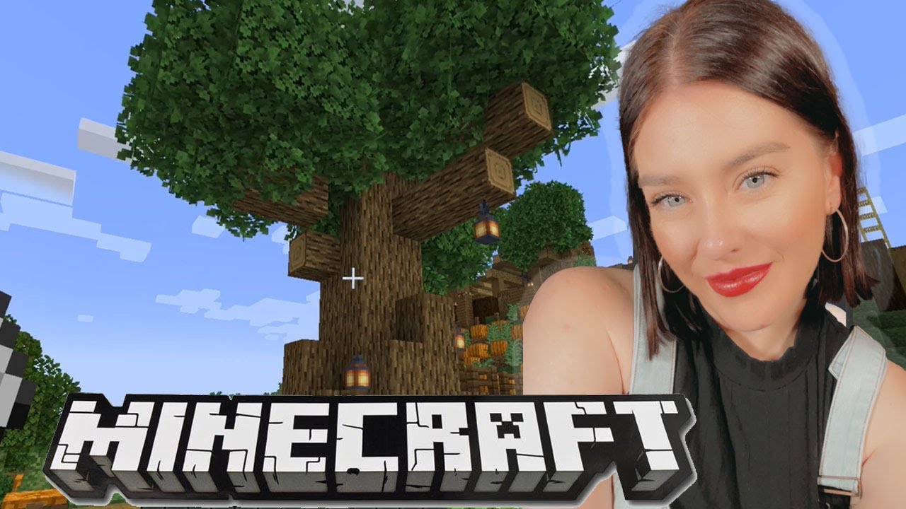 Custom Trees (Minecraft Survival Mode Medieval City Build) VOD 23 - YouTube