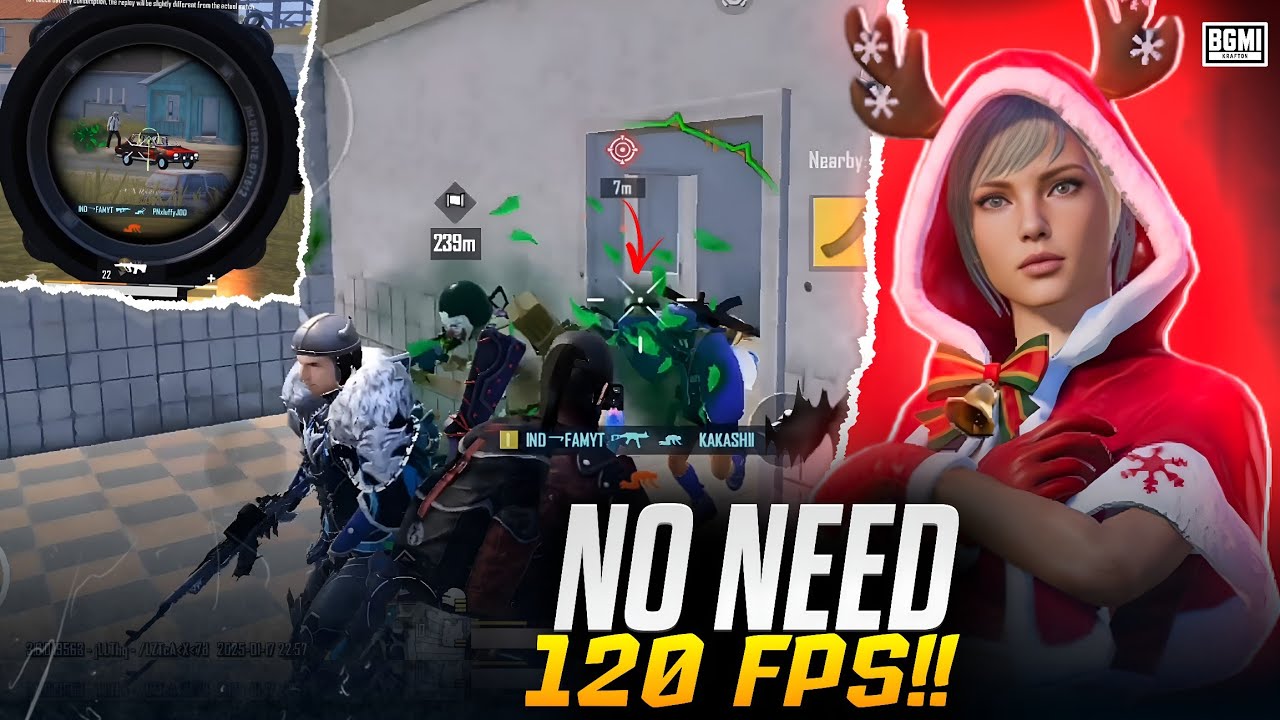 NO NEED 120 FPS!!🔥🥷 || Bgmi - Pubg Mobile || FlixZ PlayZ - YouTube