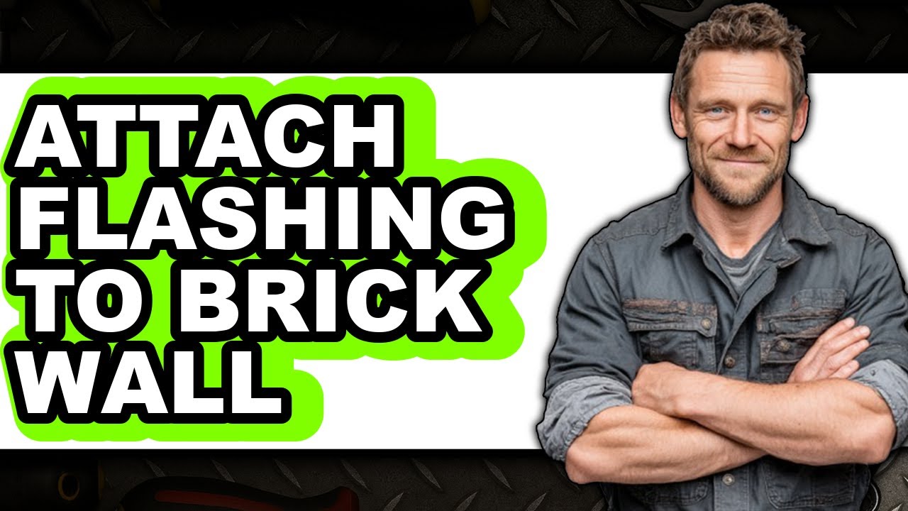 How to Attach Flashing to a Brick Wall (Full Guide) - YouTube