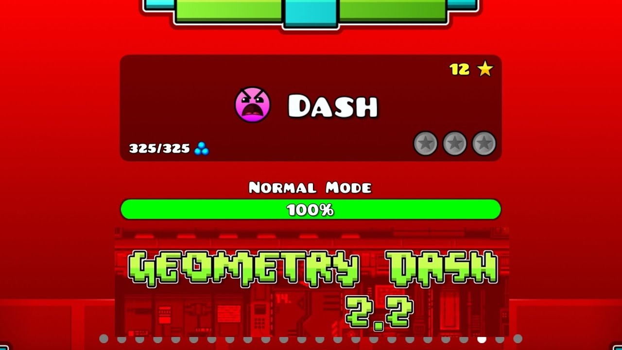 "DASH" (100%) Insane Level By Robtop | Geometry Dash 2.2 is here ...