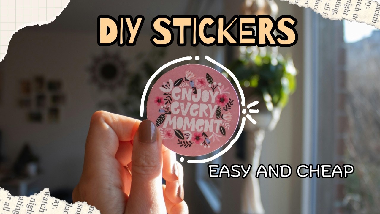 DIY Sticker tutorial♥️ #diystickers #tutorial - YouTube