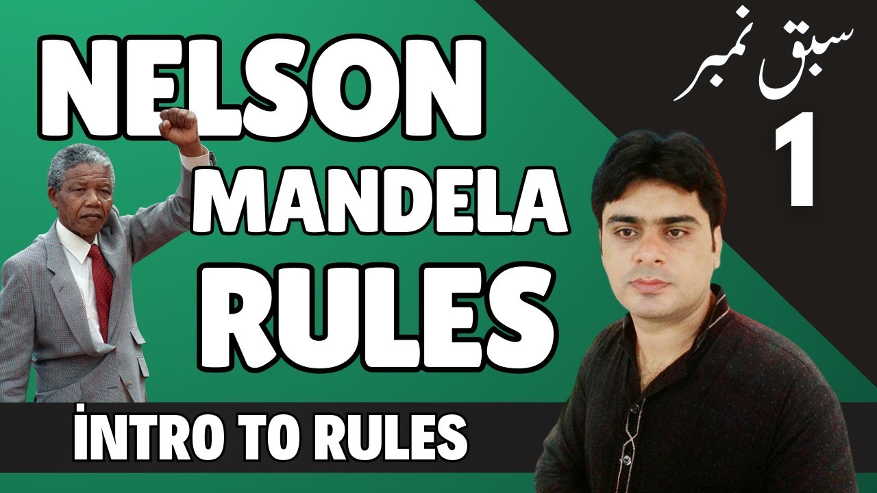 MCQs on Standard Minimum Rules for the Treatment of Prisoners - Nelson Mandela rules for ...
