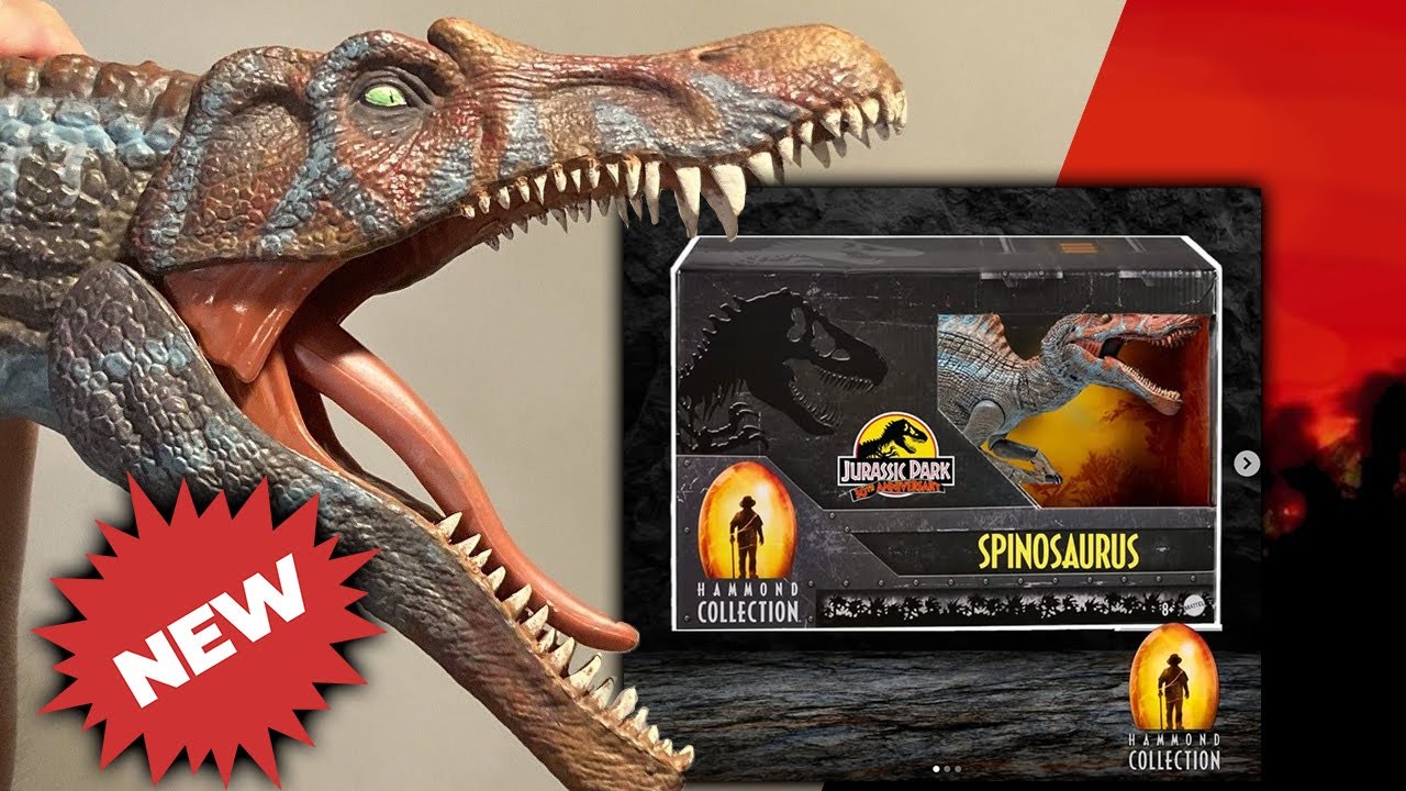 Hammond Collection SPINOSAURUS is coming (Jurassic Figure)!! - YouTube