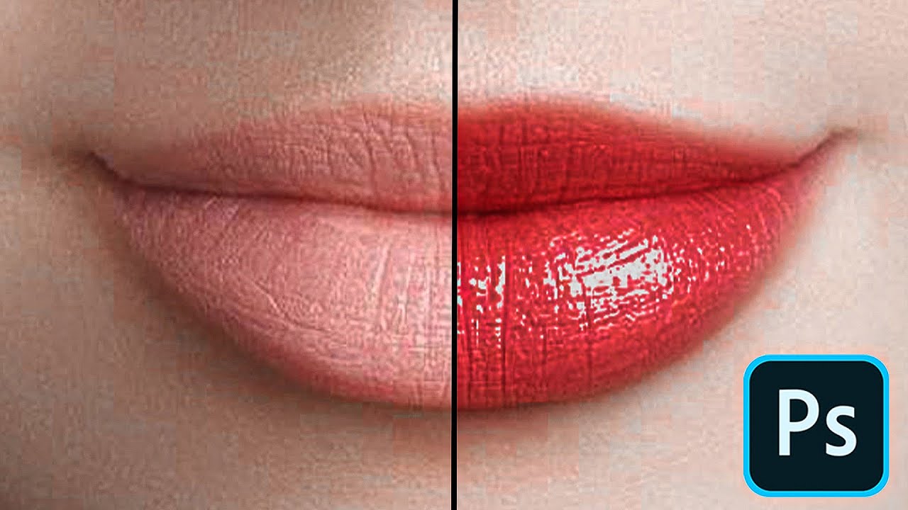 How to Retouch Lips | Photoshop Tutorial - YouTube