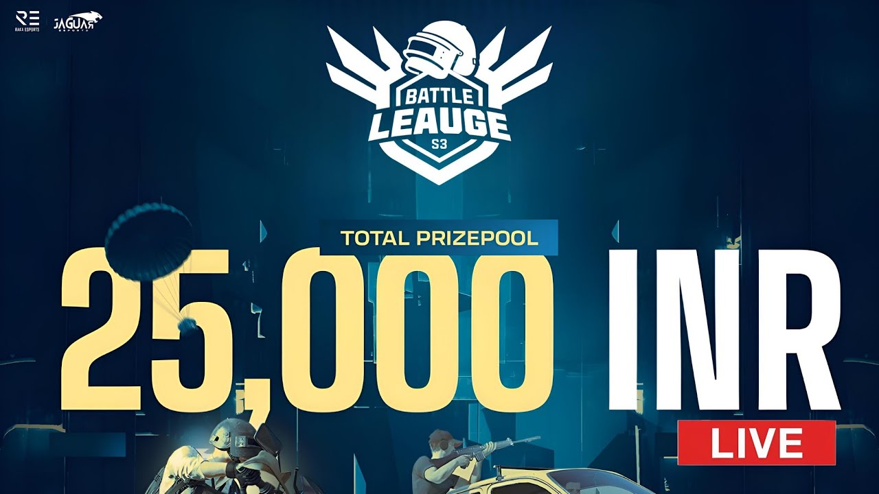 BGMI || PRIZE POOL 25,000 INR || BATTLE LEAGUE S3 FINALS LIVE ...