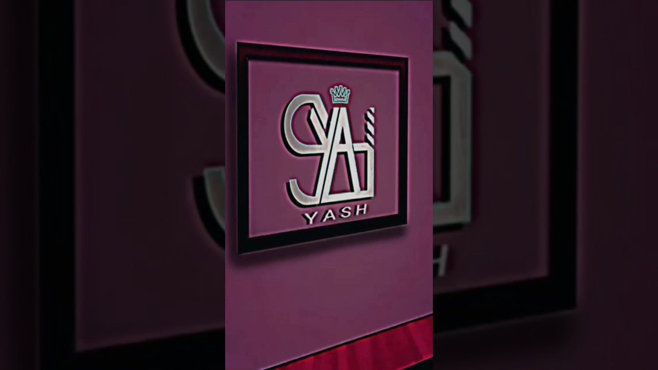 YASH Logo | Comment Your Name For Next Logo | #shorts #viral - YouTube