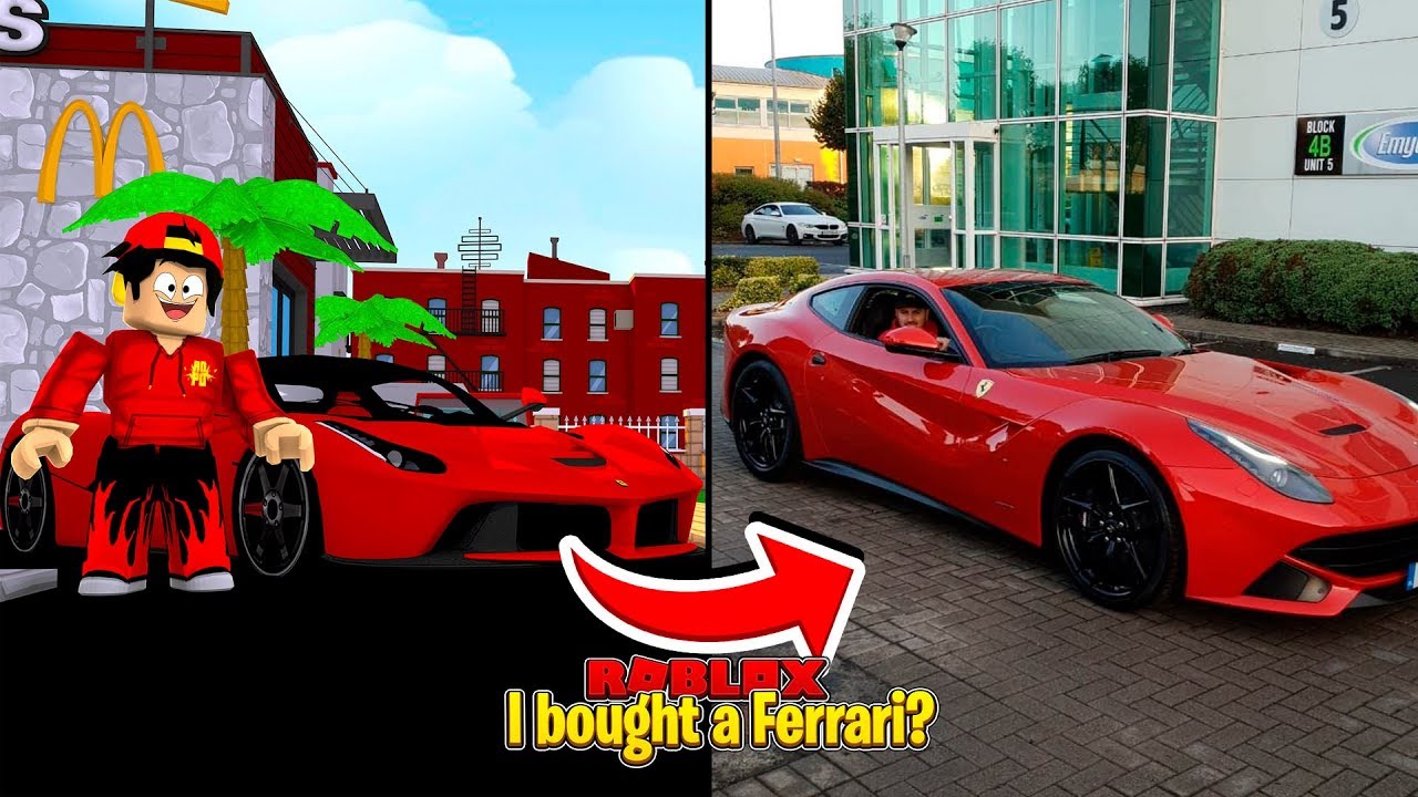 ROBLOX - I GOT A NEW FERRARI!! - YouTube