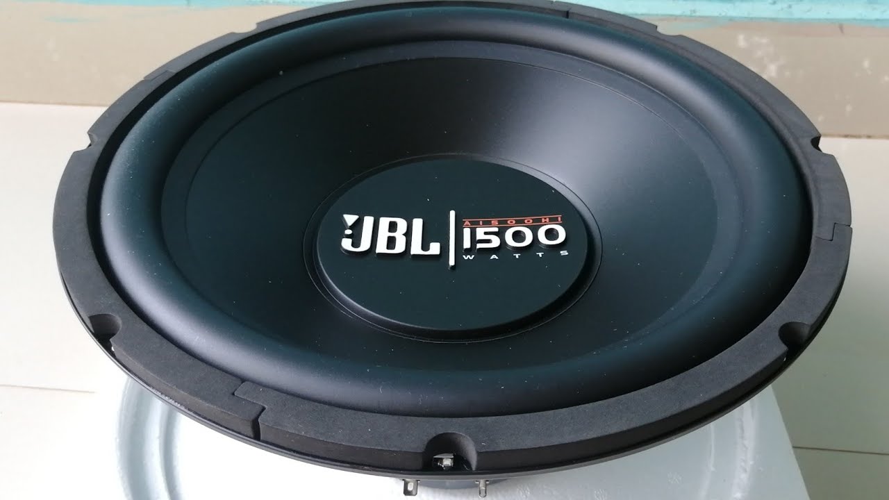 JBL 1500 HI SUBWOOFER UNBOXING - YouTube