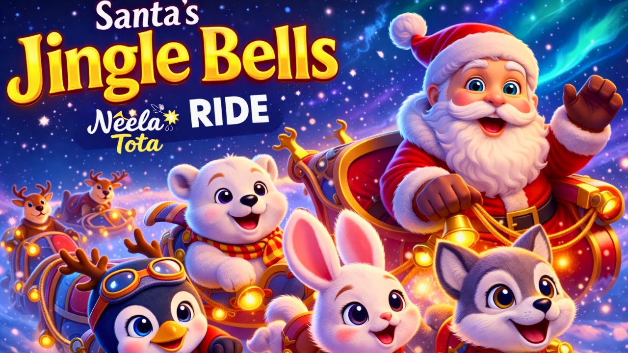 Jingle Bells | Christmas Song For Kids & Toddlers | Nursery Rhymes And ...
