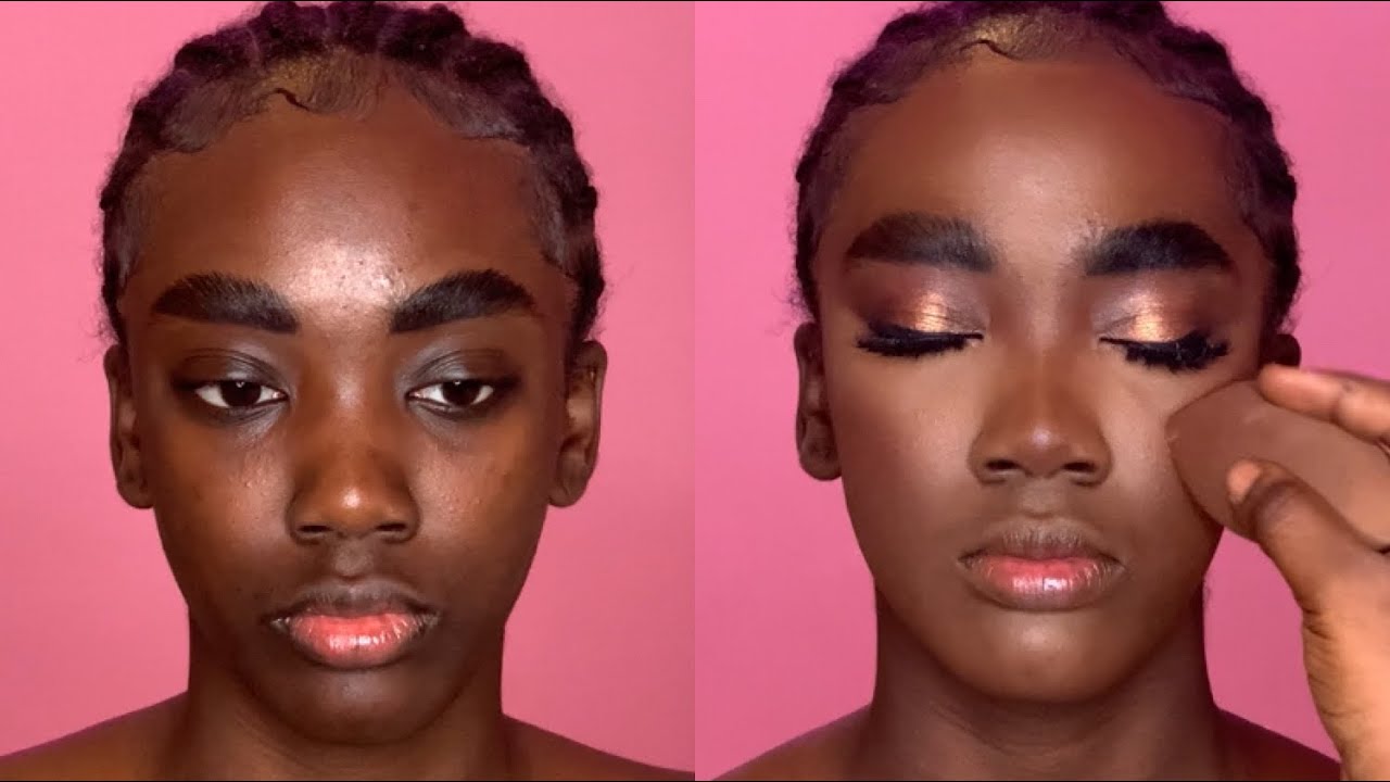 DETAILED MAKEUP TUTORIAL FOR DARK SKIN | Makeup Artist tutorial on ...