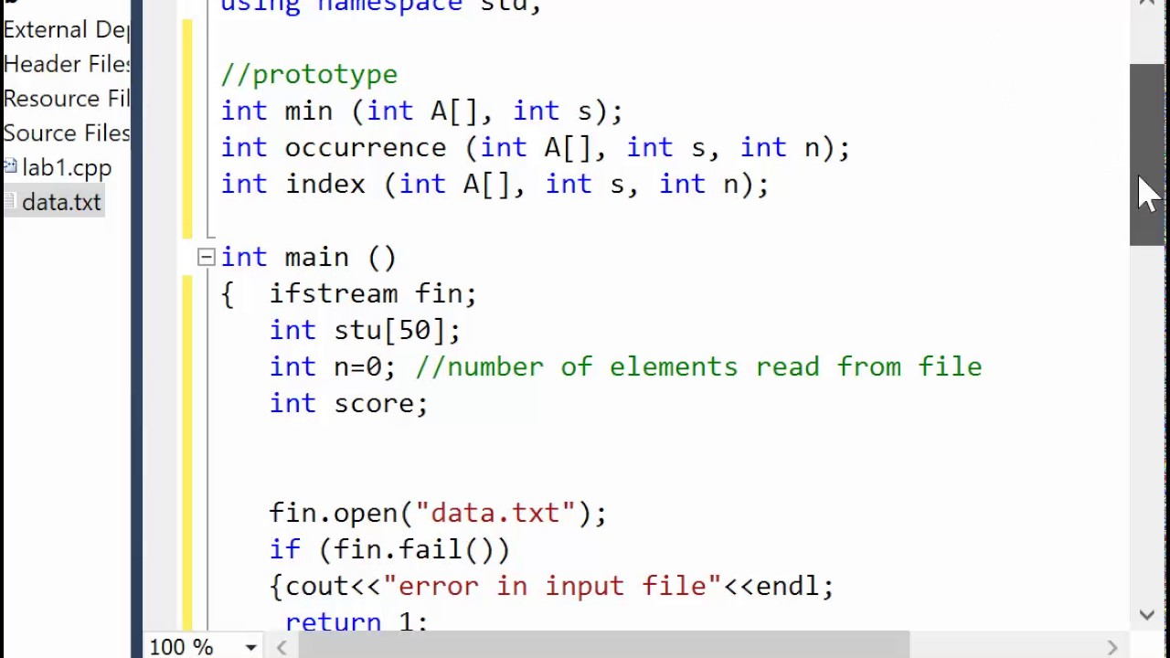 Lab09 1d Arrays Youtube