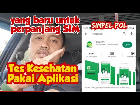 Perpanjang SIM A Di Mobil SIM Keliling | Pakai Aplikasi Untuk Tes ...