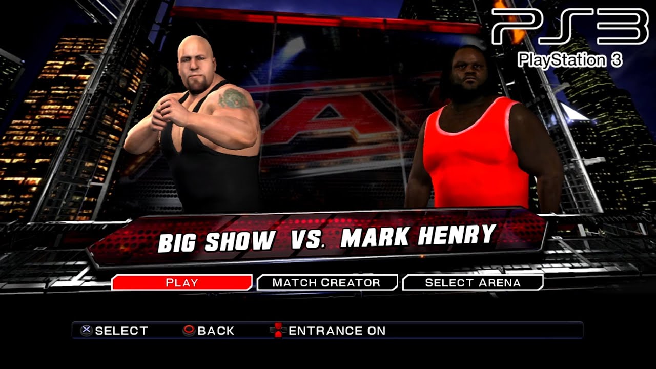 WWE SmackDown VS Raw 2011 PS3 - Big Show VS Mark Henry [2K][mClassic ...
