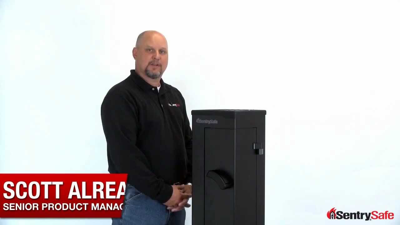 SentrySafe Home Defense Center Gun Safe (60 Second Video) - YouTube