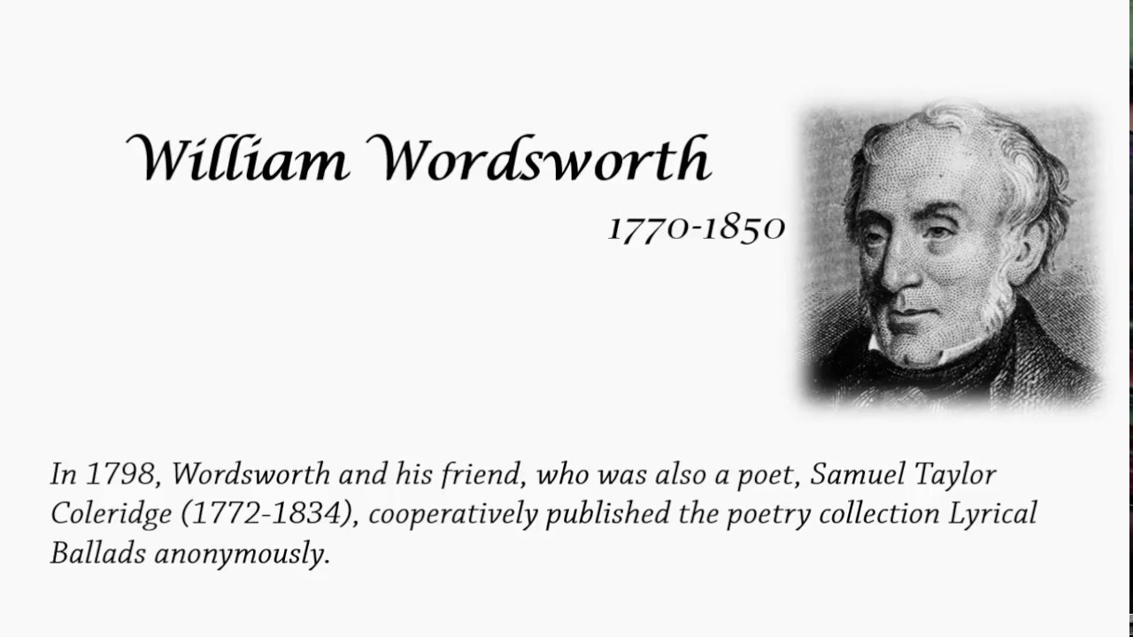 William Wordsworth - Michael - YouTube