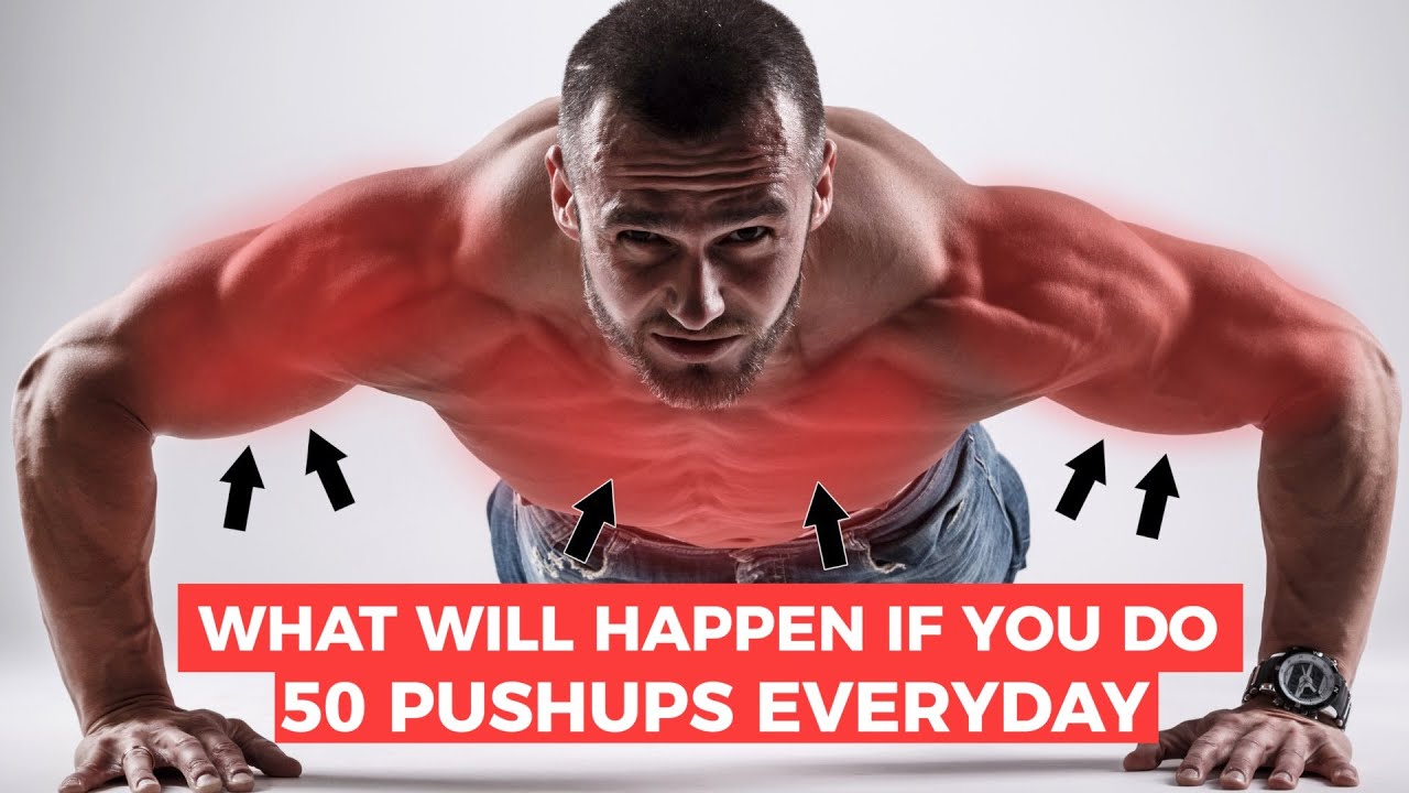 What would happen if you did 50 pushups every day?#pushups - YouTube