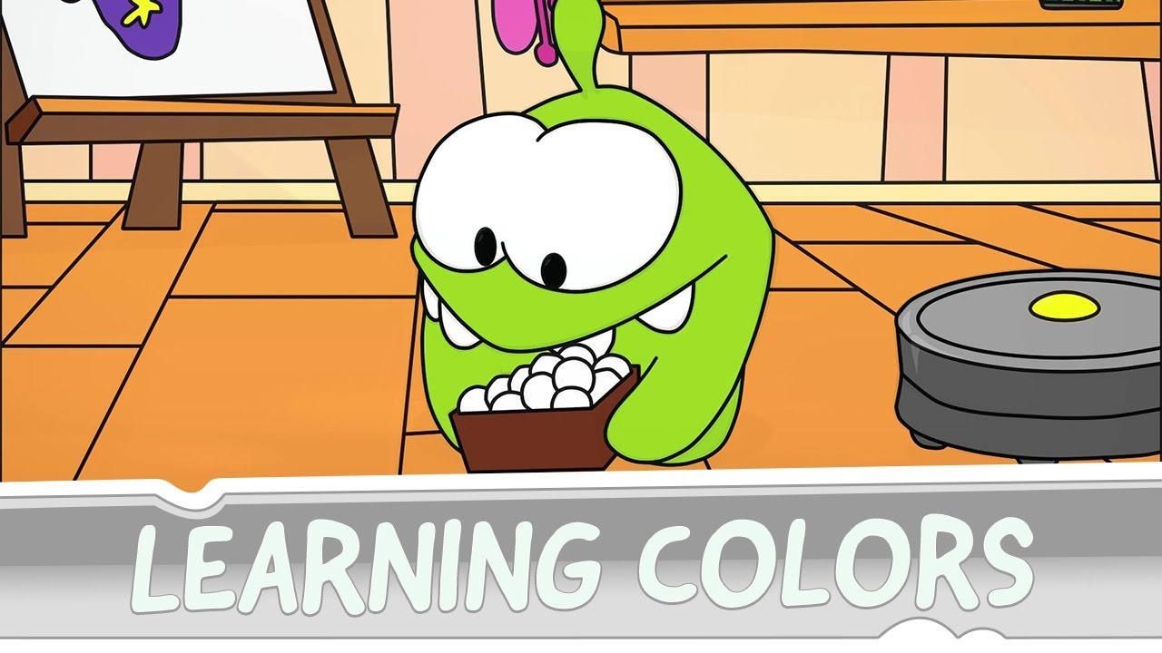 Learning Colors with Om Nom - Unpacking - YouTube