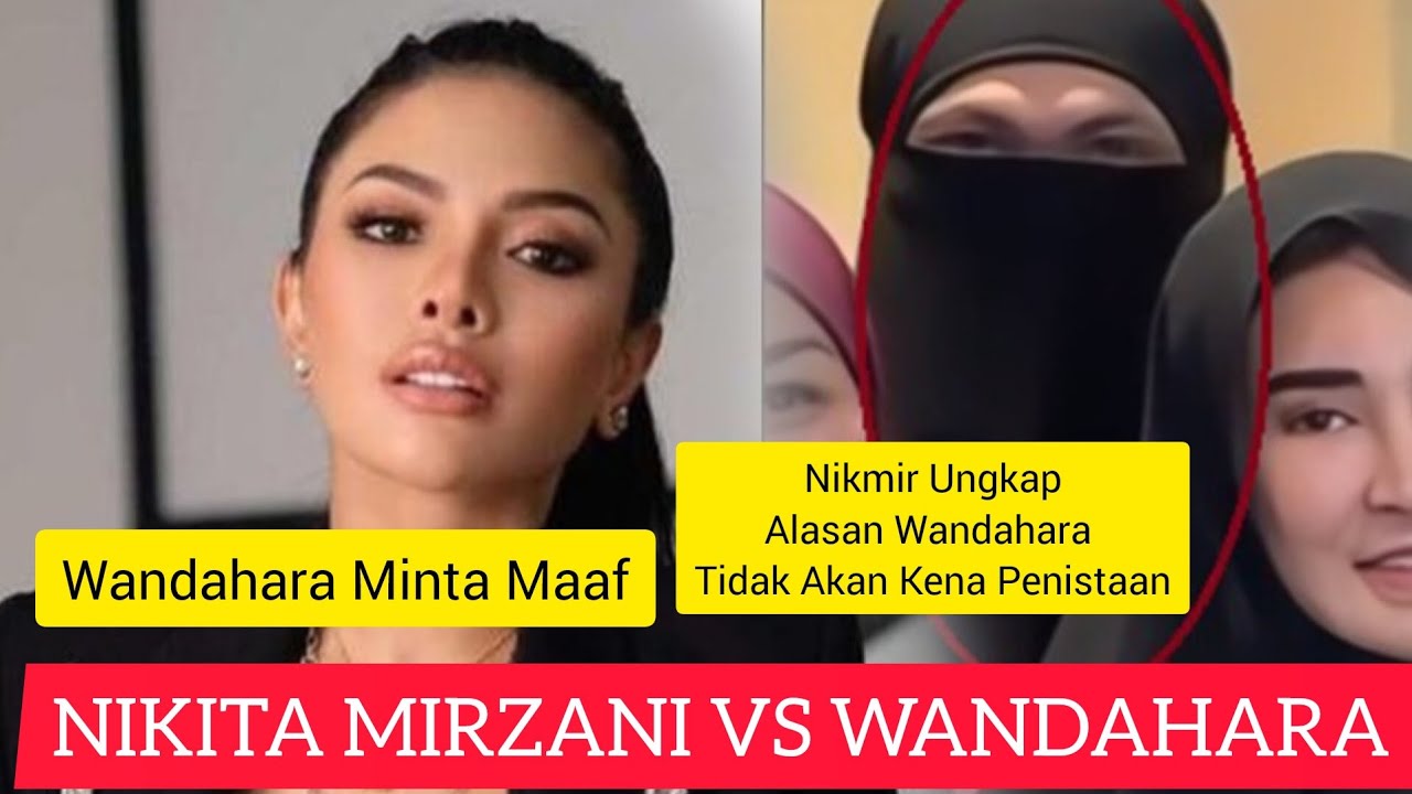 NIKITA MIRZANI VS WANDAHARA - YouTube