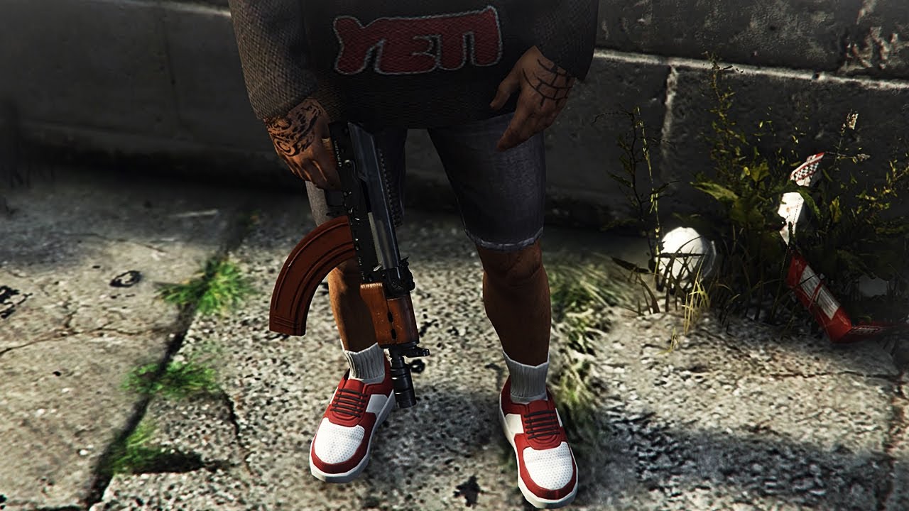 How To Style Jean Shorts in GTA 5 Online - YouTube