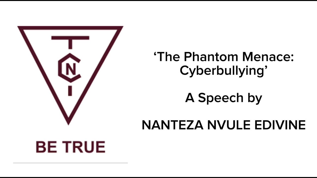 'The Phantom Menace: Cyberbullying' A Speech by Nanteza Nvule Edivine ...