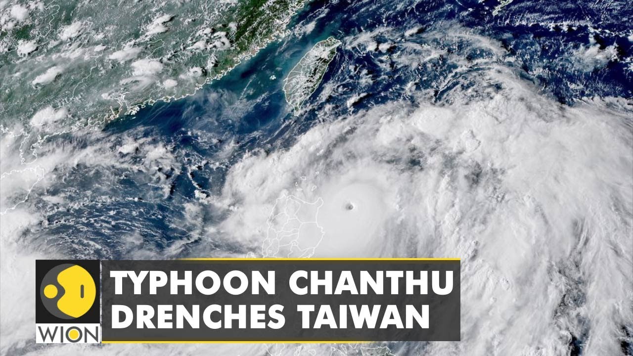 Typhoon Chanthu brings heavy rainfall to Taiwan, over 100 flights ...