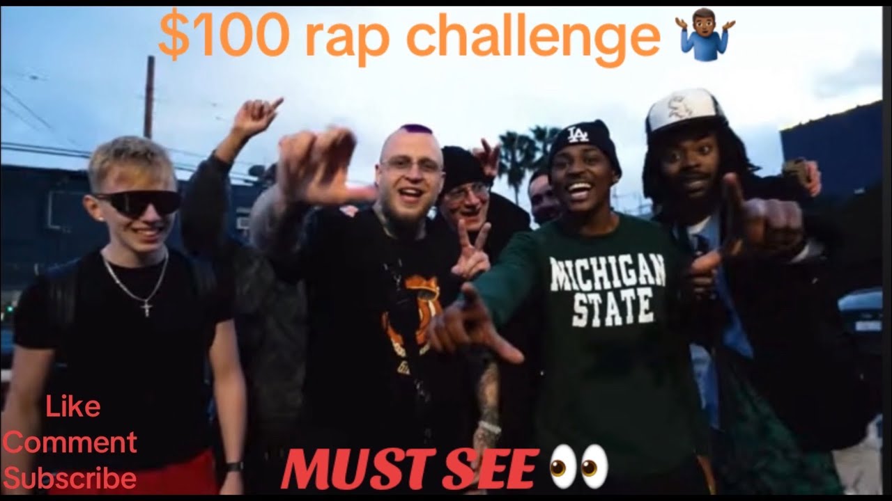 $100 rap challenge! Poland? MUST WATCH! - YouTube