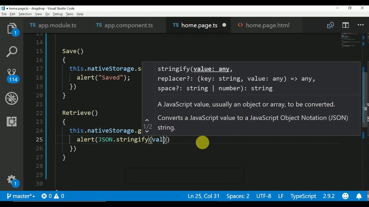 Ionic4 Native Storage - YouTube